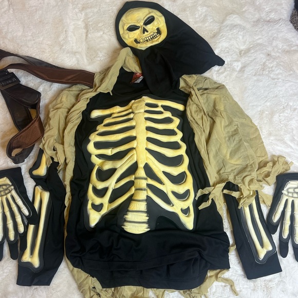 Disney | Other | Skeleton Costume With Hood Mens M | Poshmark